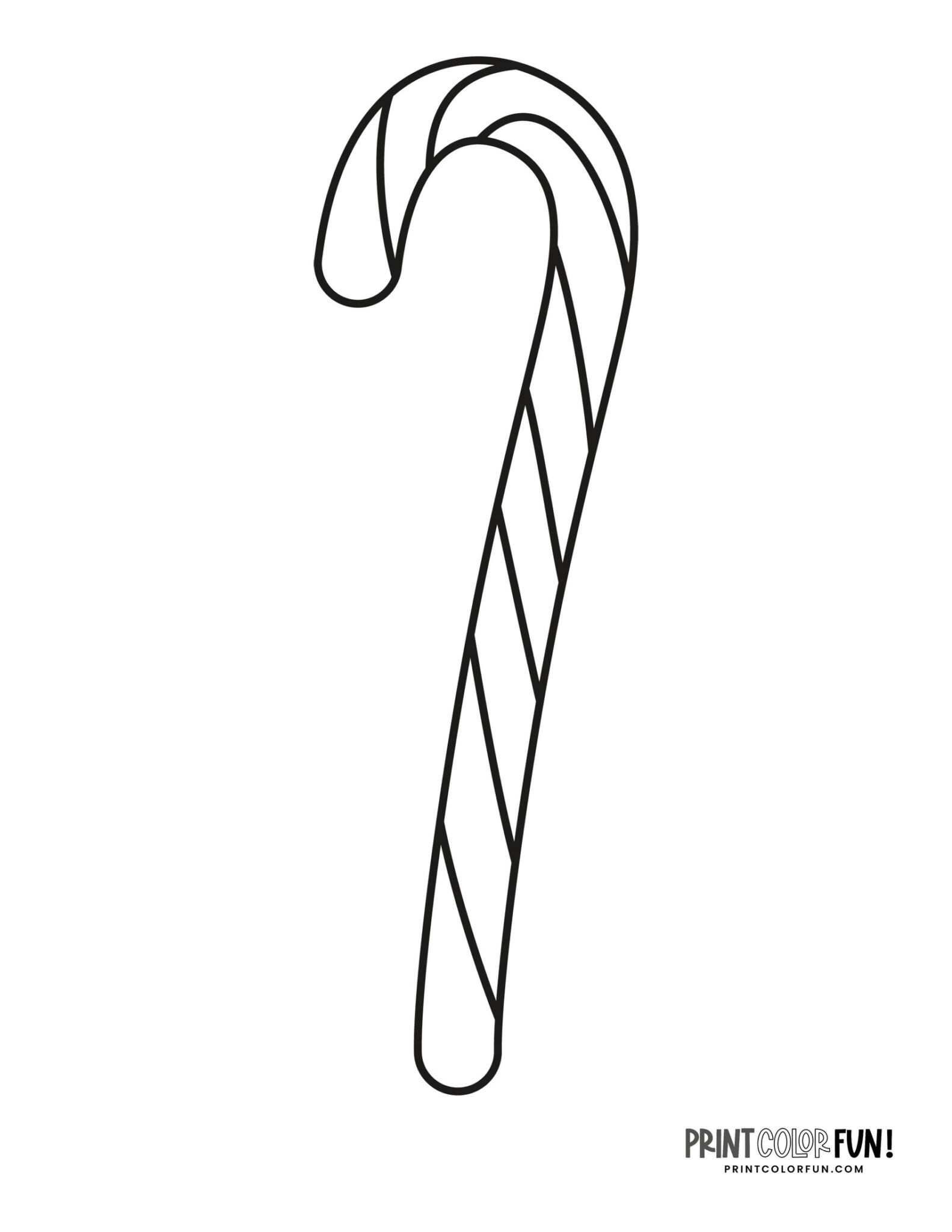 15 candy cane clipart & coloring pages to create a sweet holiday season ...