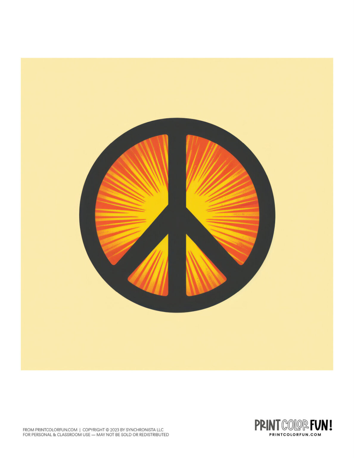 Get inspired with 10+ peace sign drawings and clipart, plus craft and ...