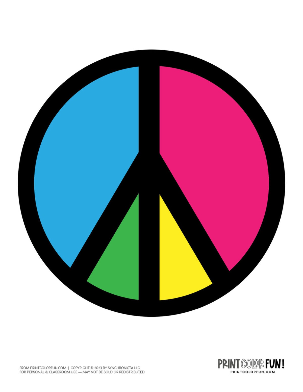 Get inspired with 10+ peace sign drawings and clipart, plus craft and ...