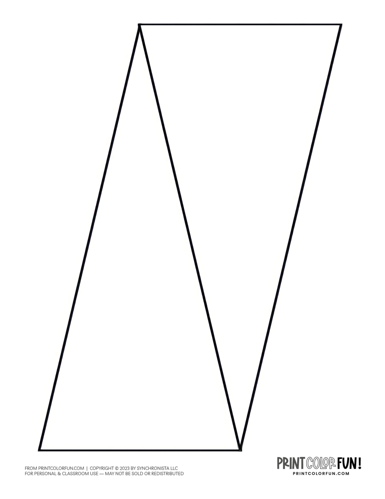 Free triangle flag clipart & pennant banners: 24 printable designs plus ...