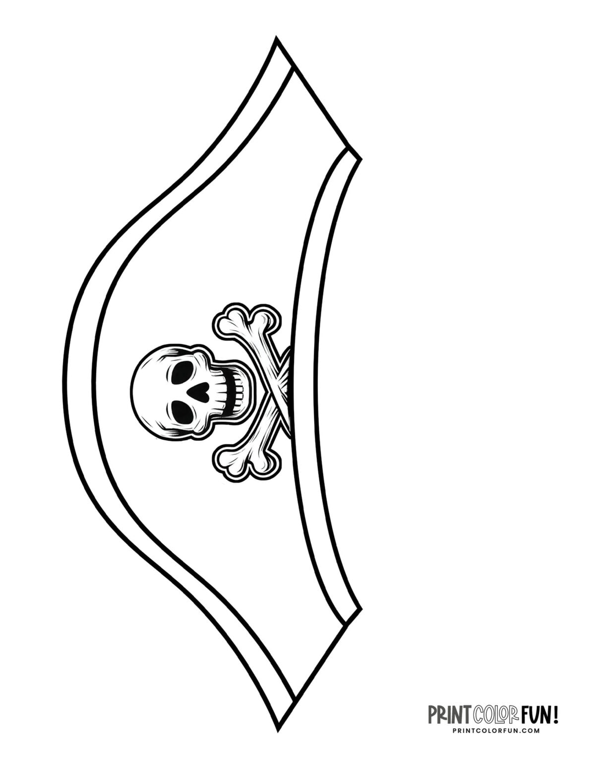 Pirate clipart, coloring pages, fun activities & learning little ...