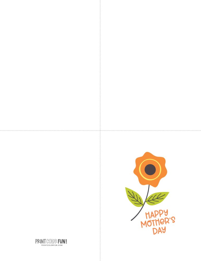 Free printable Mother's Day cards with flowers: 12 different designs ...
