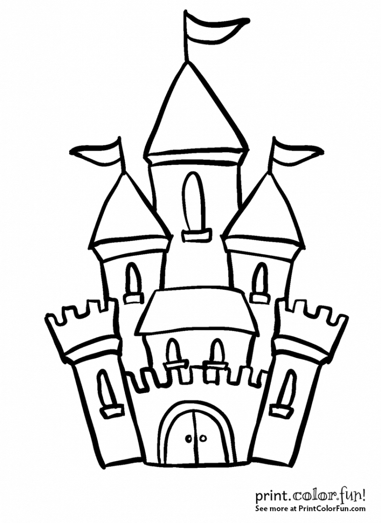 castle - Print. Color. Fun! Free printables, coloring pages, crafts ...