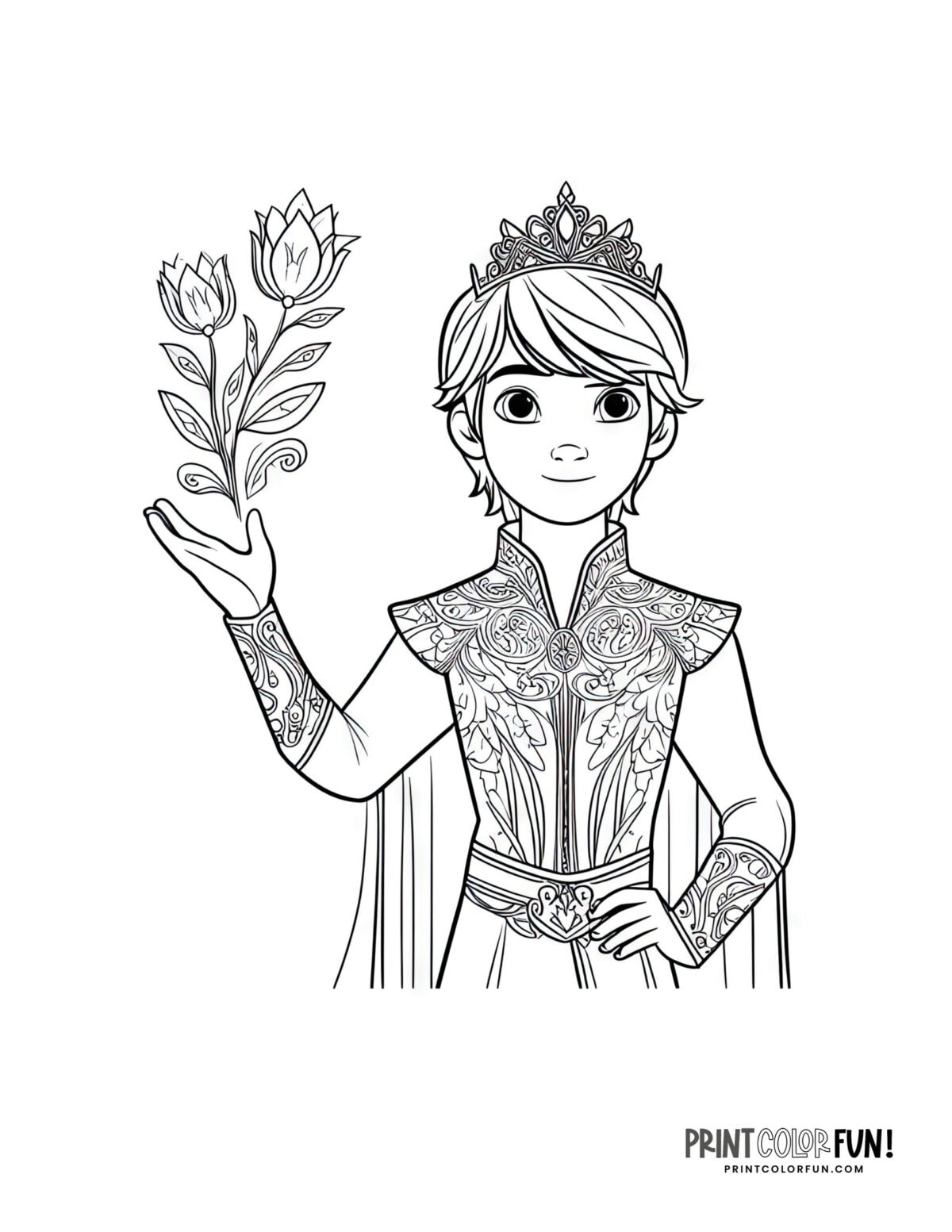 21 prince clipart & coloring pages: Learn about & color these royal men ...