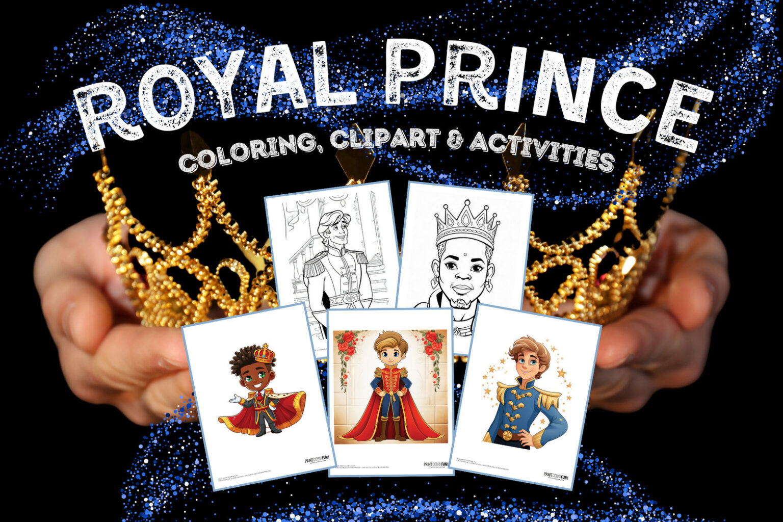 21 prince clipart & coloring pages: Learn about & color these royal men ...