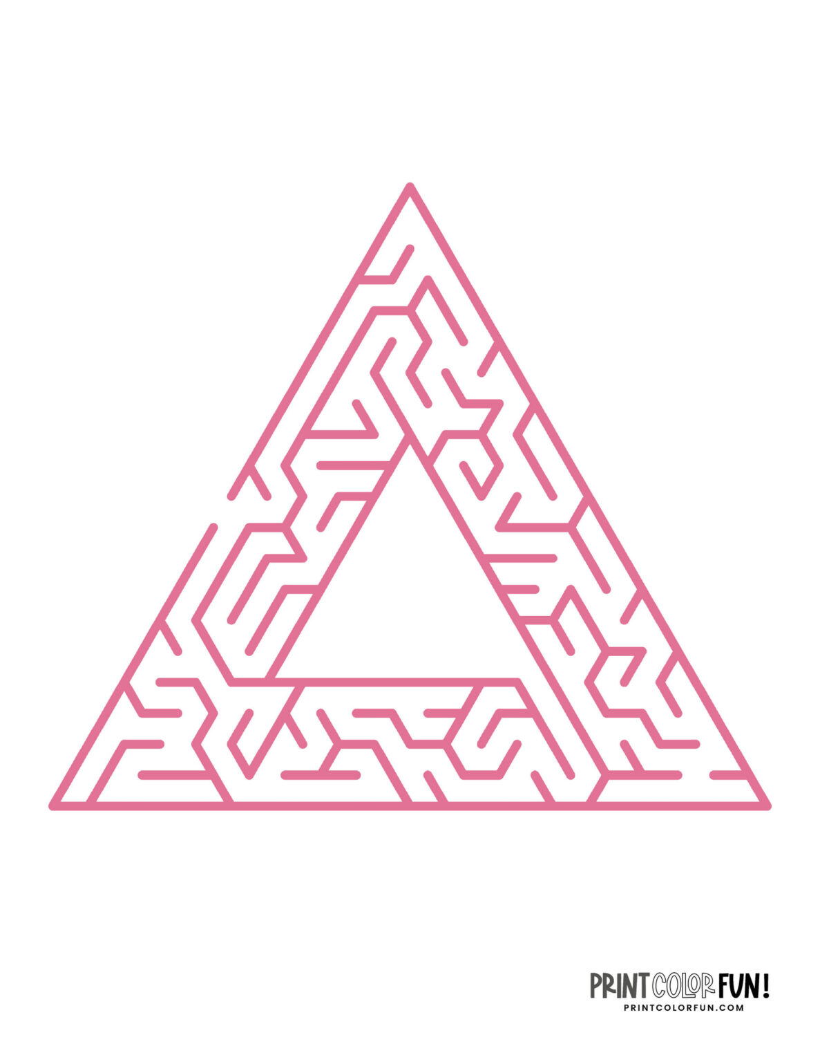 Easy mazes for kids: 16 beginner puzzles for littles, at PrintColorFun.com