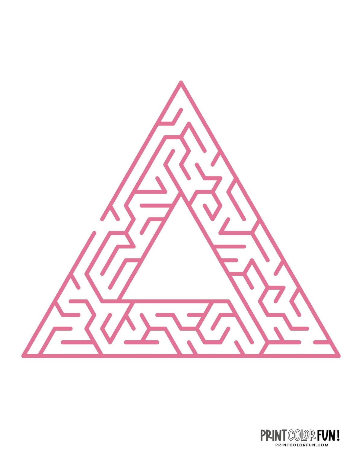 Easy mazes for kids: 16 beginner puzzles for littles, at PrintColorFun.com