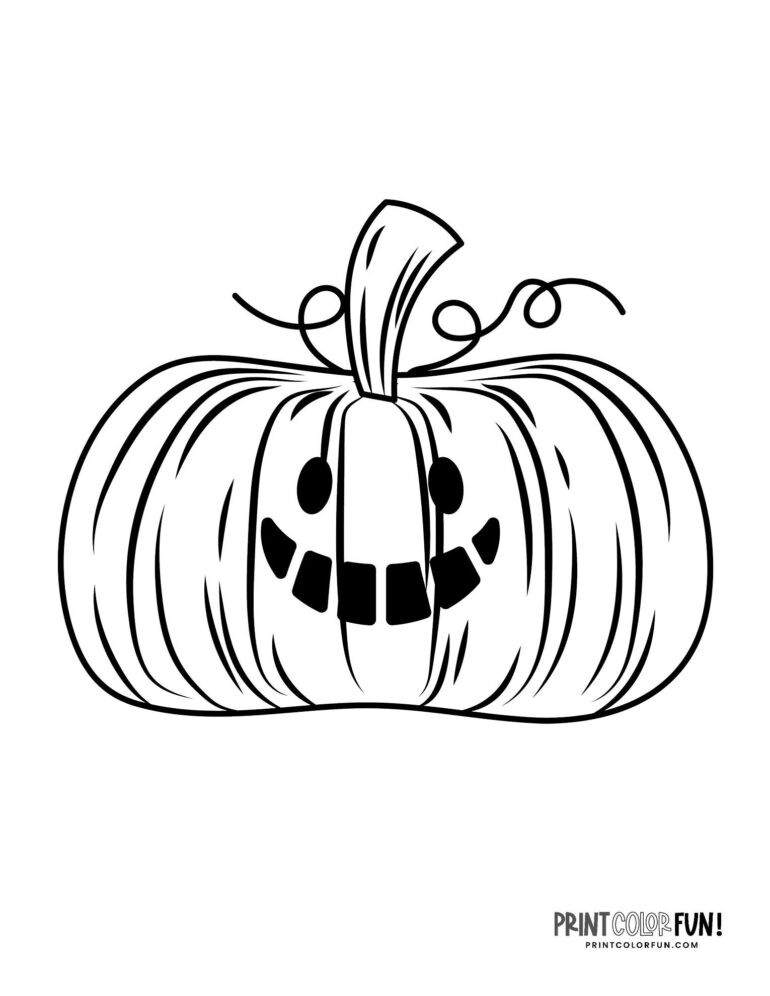 37 Jack-o'lantern coloring pages for Halloween + fun ideas to spice ...