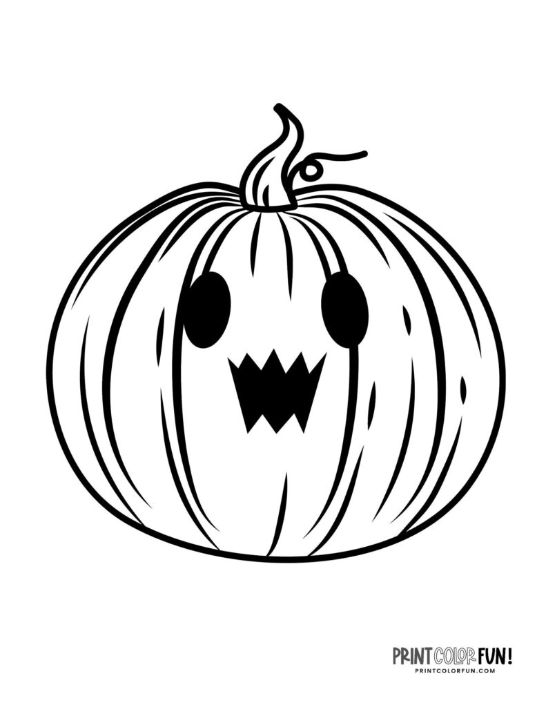37 Jack-o'lantern coloring pages for Halloween + fun ideas to spice ...