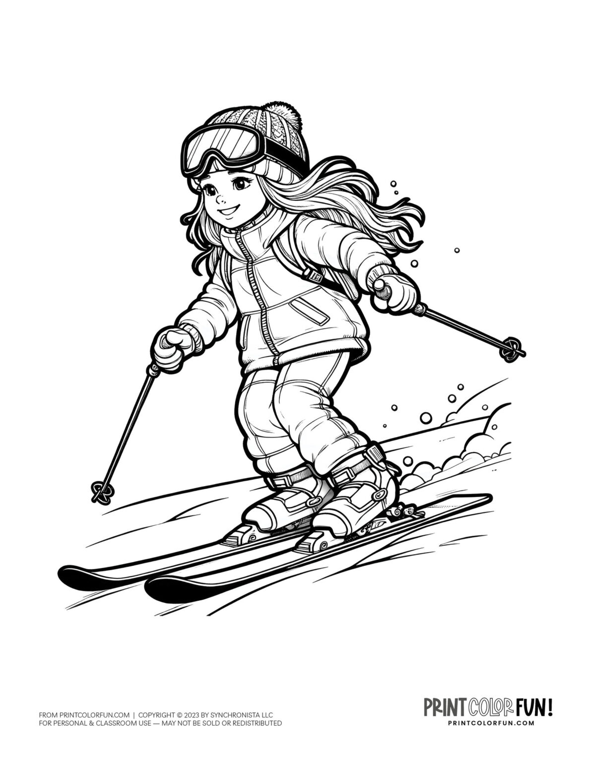 Skiing clipart adventures: 10 creative crafts & educational activities ...