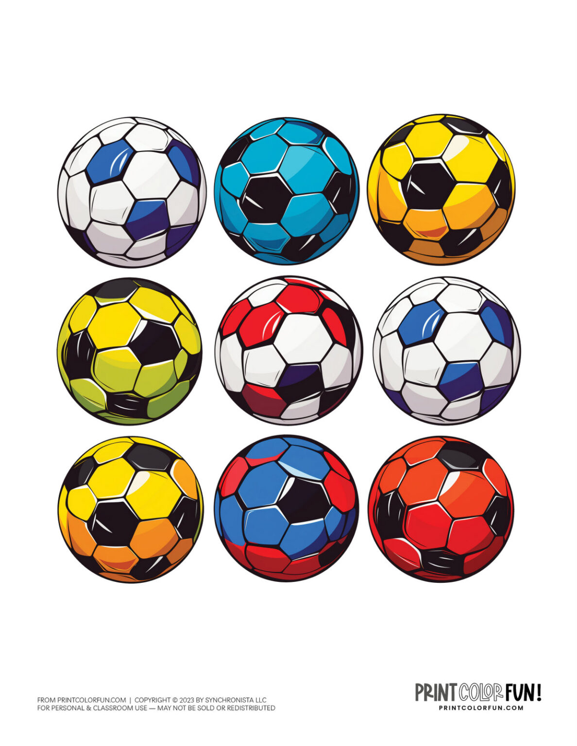 Soccer ball clipart fun: Crafts, coloring pages & 10 enriching ...