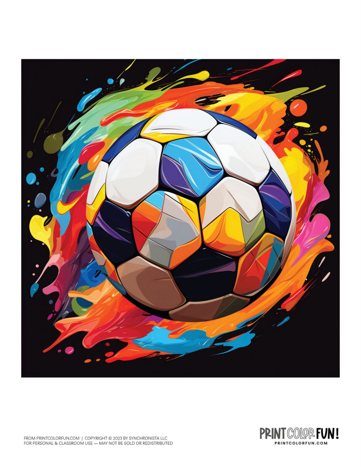 Soccer ball clipart fun: Crafts, coloring pages & 10 enriching ...