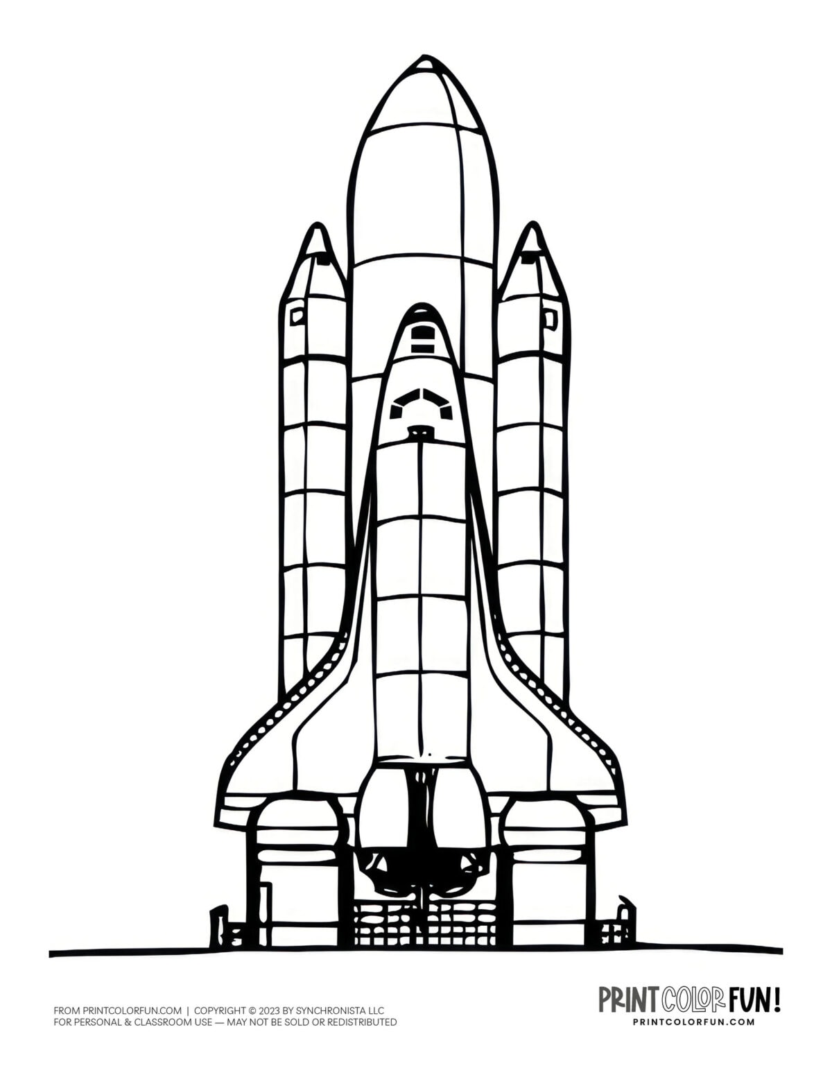 Space shuttle drawings, clipart & coloring pages + 10 fun learning ...