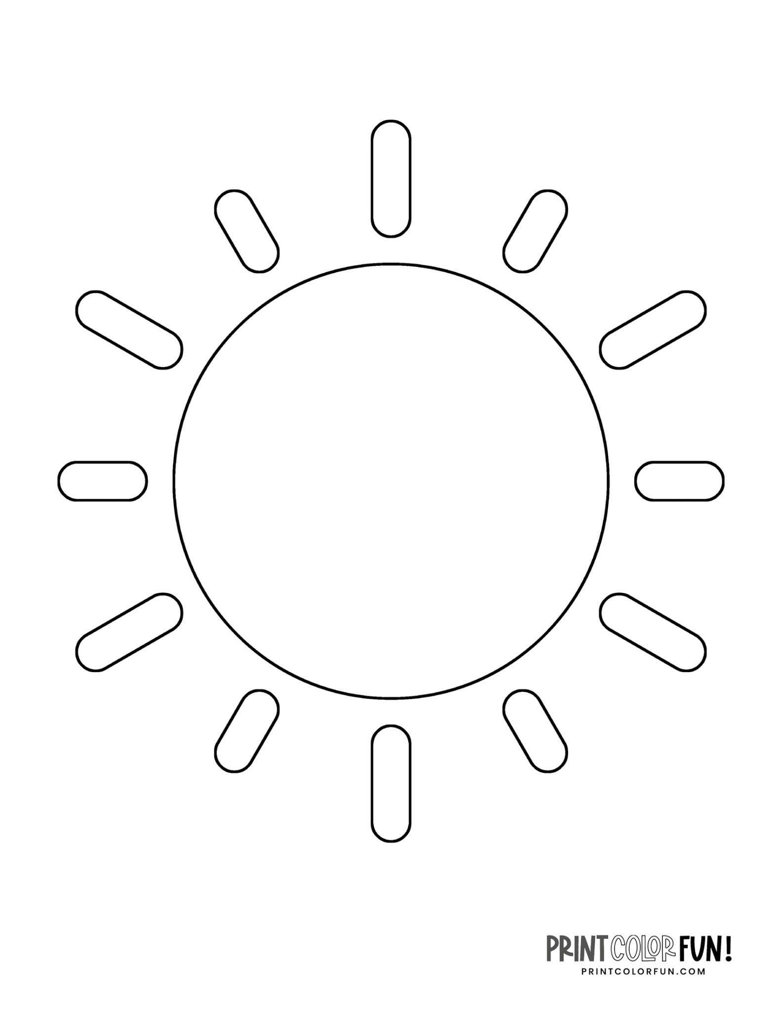 24 fun sun clipart plus cute sun printable coloring pages for crafts ...