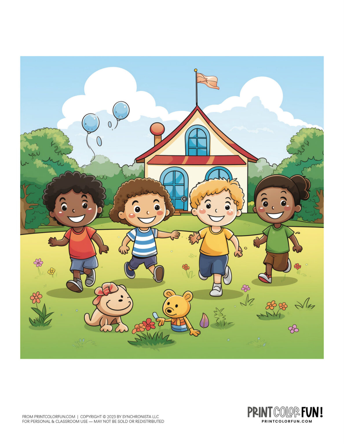 10+ sunny day clipart & coloring pages: Plus fun summery craft ideas ...