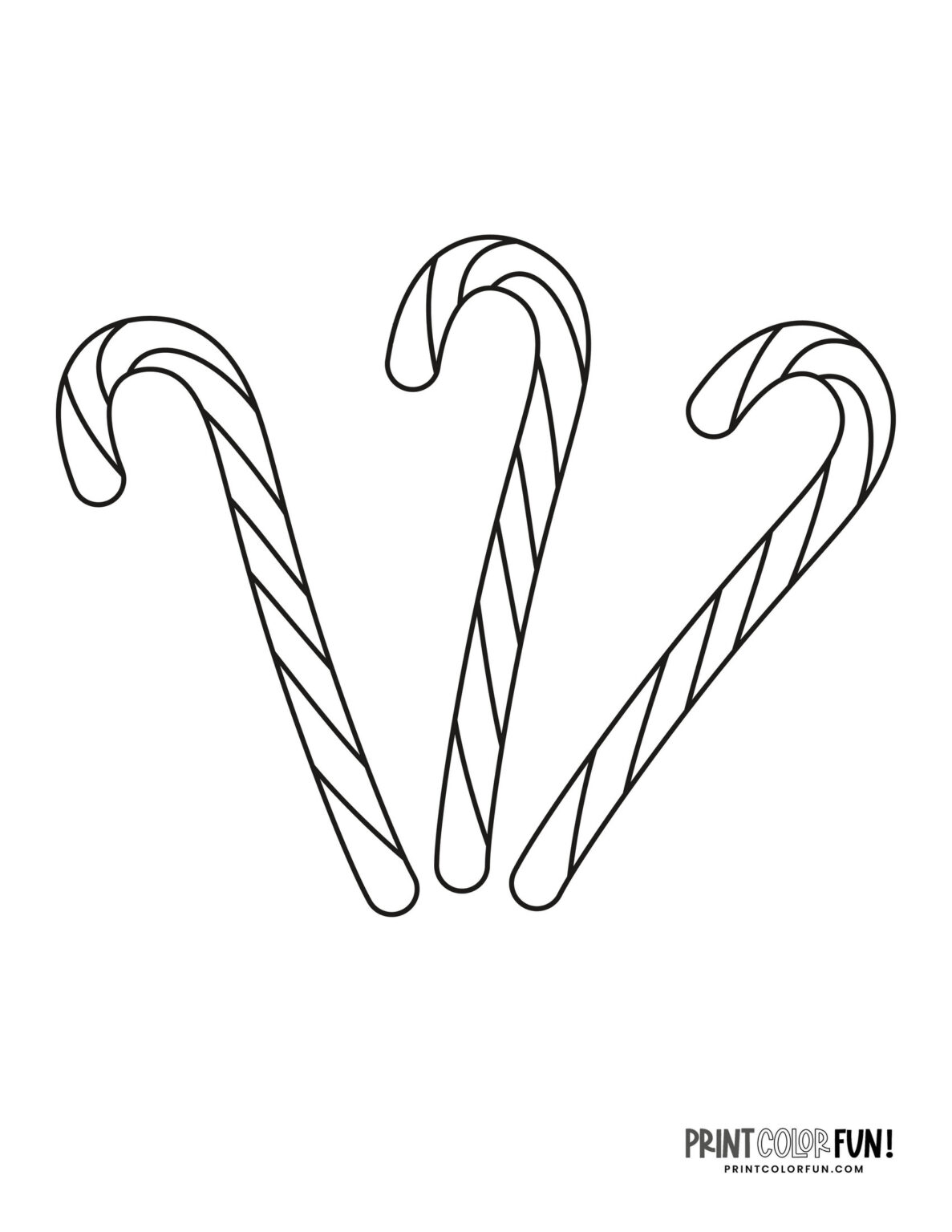 15 candy cane clipart & coloring pages to create a sweet holiday season ...
