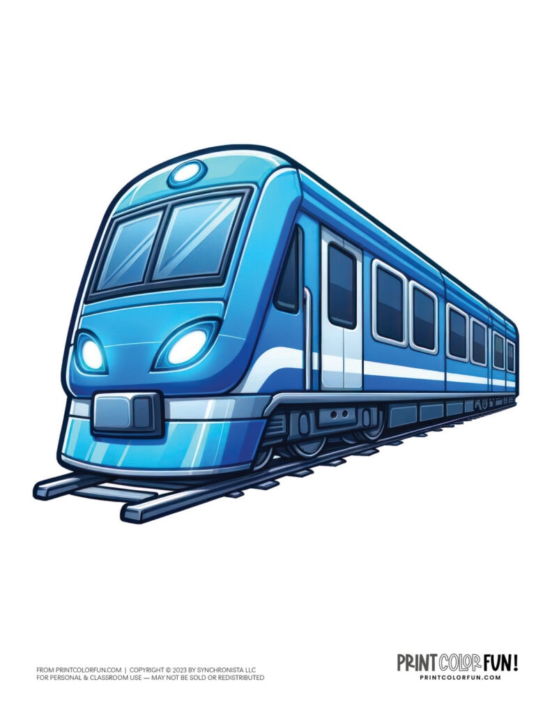 24 train clipart & coloring pages, plus how to turn these images into a ...