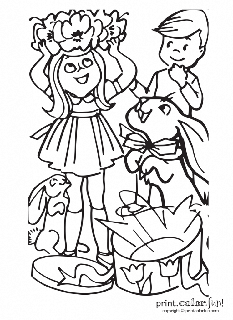 Easter coloring pages & printables - PrintColorFun.com: Free printables ...