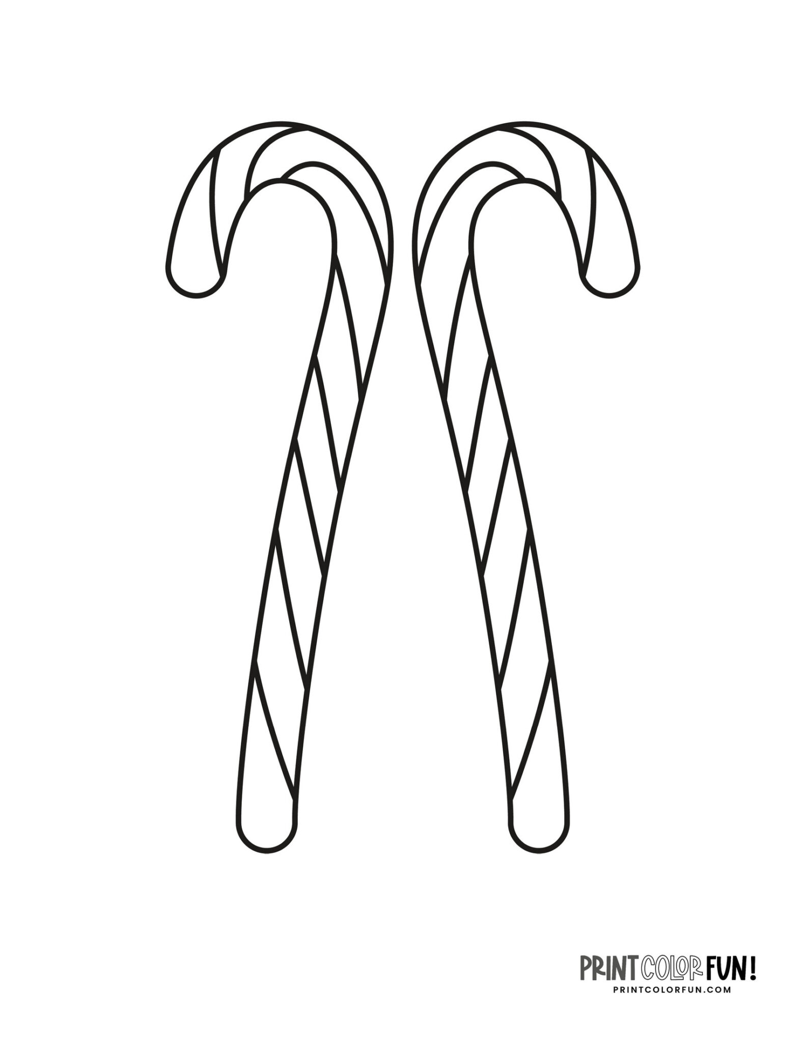 15 candy cane clipart & coloring pages to create a sweet holiday season ...