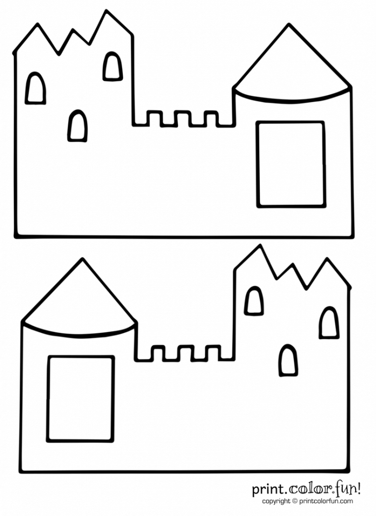 castle - Print. Color. Fun! Free printables, coloring pages, crafts ...