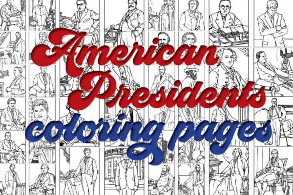 US Presidents coloring pages: Printables of the first 42 American ...