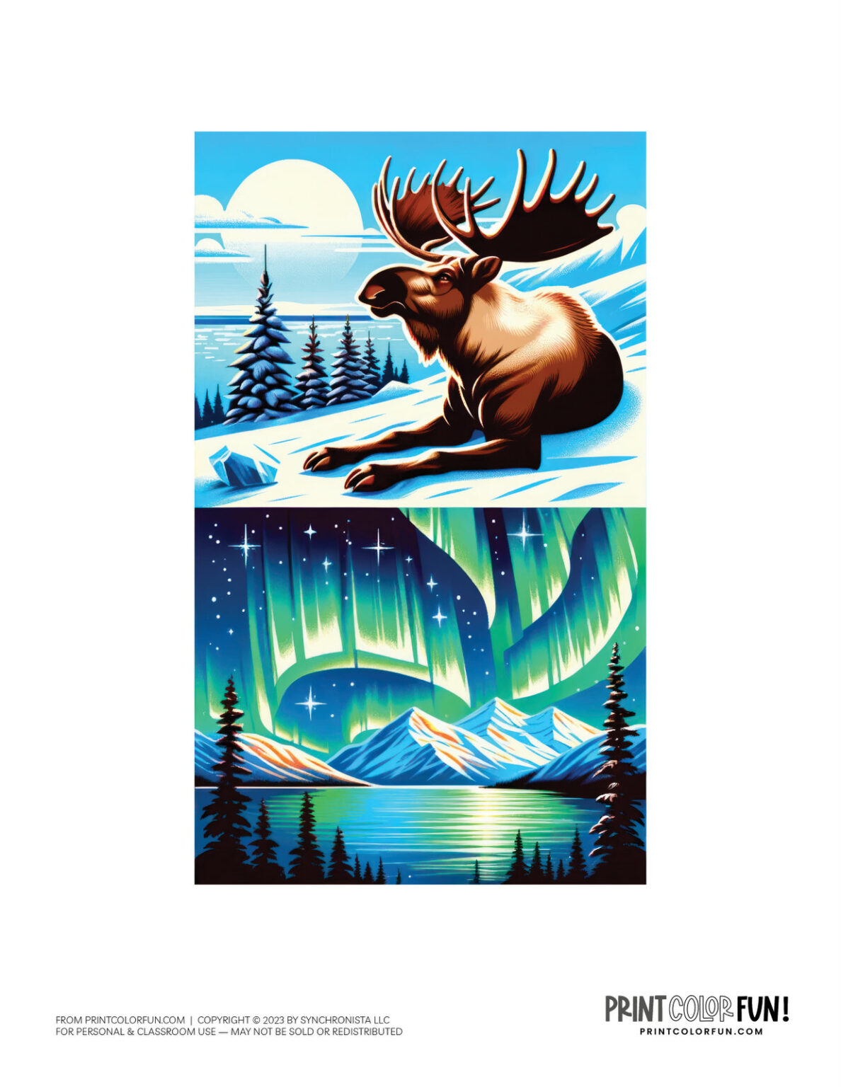 Alaska coloring pages & clipart, at PrintColorFun.com