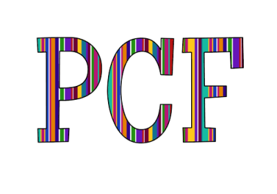 Striped alphabet letters, at PrintColorFun.com