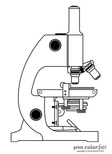 microscope - Print. Color. Fun! Free printables, coloring pages, crafts ...