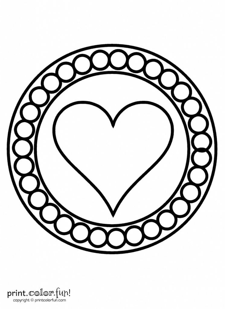 Valentine's Day coloring pages & printables - Print. Color. Fun! Free ...